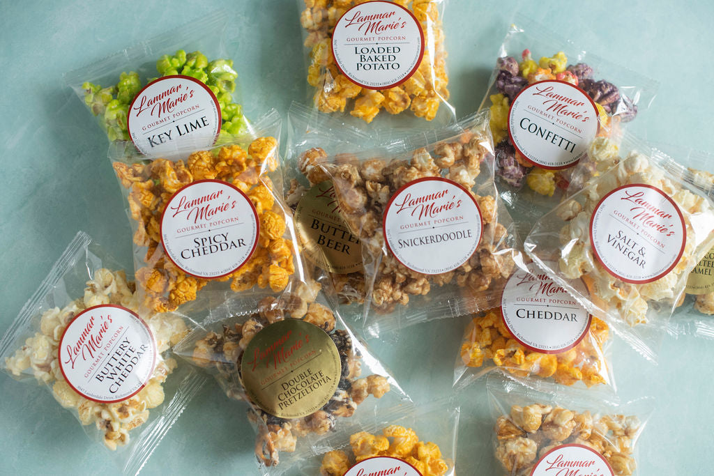 Minis - 36 Pack – Lammar Marie's Gourmet Popcorn